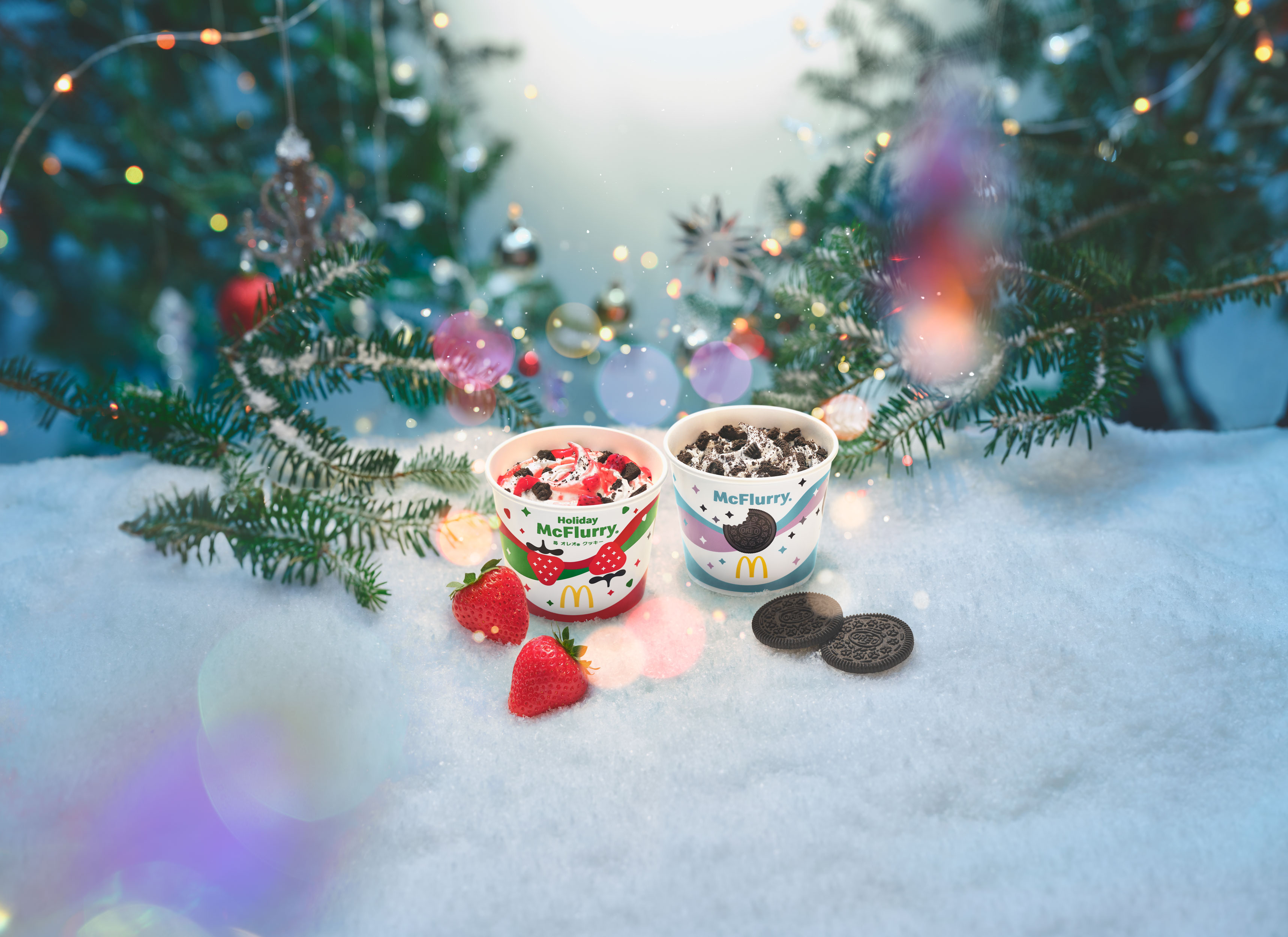 プレスリリース：寄り道マック♥冬は“ホリデーマックフルーリー”ホリデーシーズンらしさ満点！華やかで見た目も楽しいひんやりスイーツ！大好評 ...