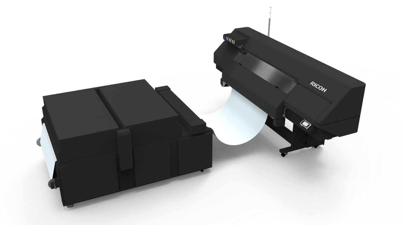 リコー、最大20㎡/時の高生産性を実現する広幅対応DTFプリンター「RICOH Pro D1600」を松井色素化学工業所に供給開始 | 株式会社リコー