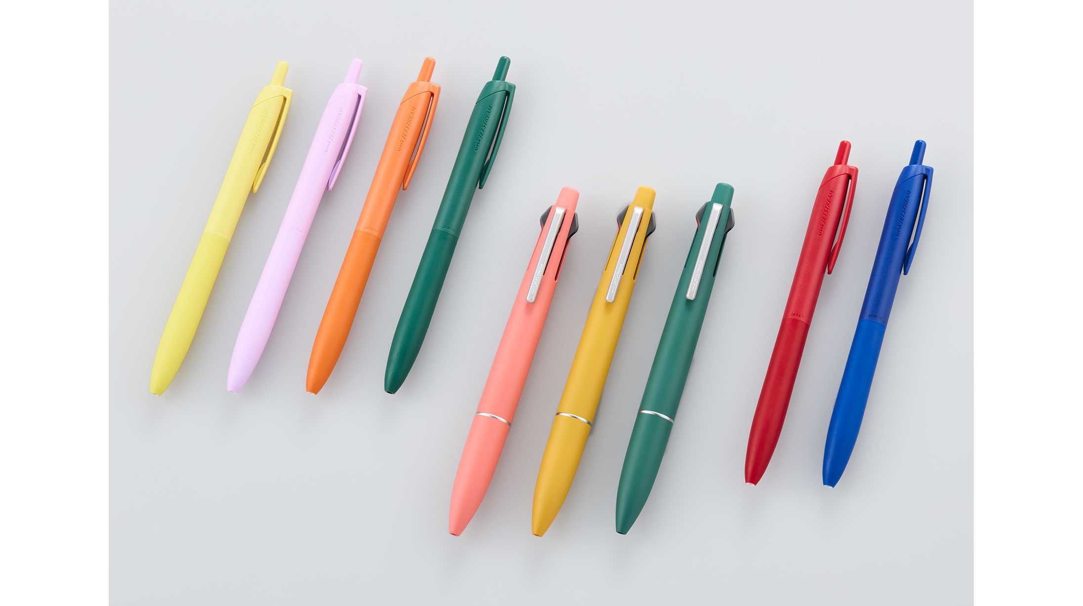 『JETSTREAM Lite touch ink（ジェットストリーム ライトタッチインク）』搭載モデル限定新軸色、シングル赤/青インク ...