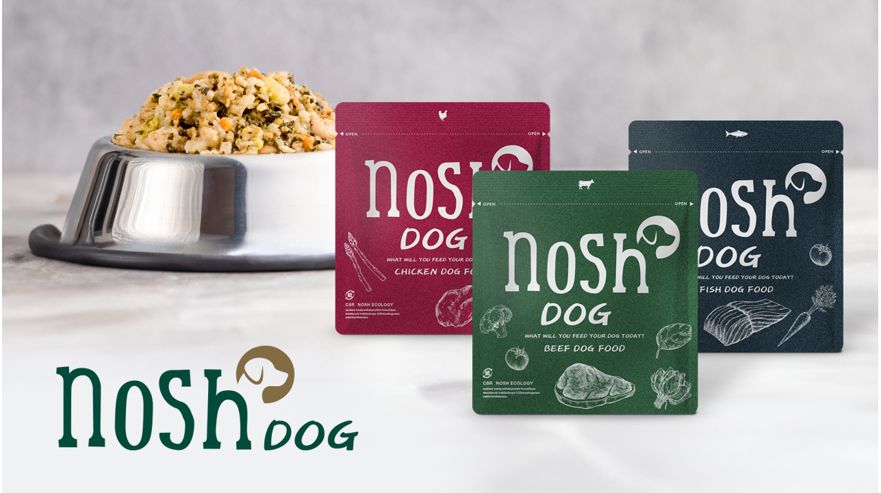 愛犬のための健康で安心できる食事「nosh DOG」がローンチ | ナッシュ株式会社
